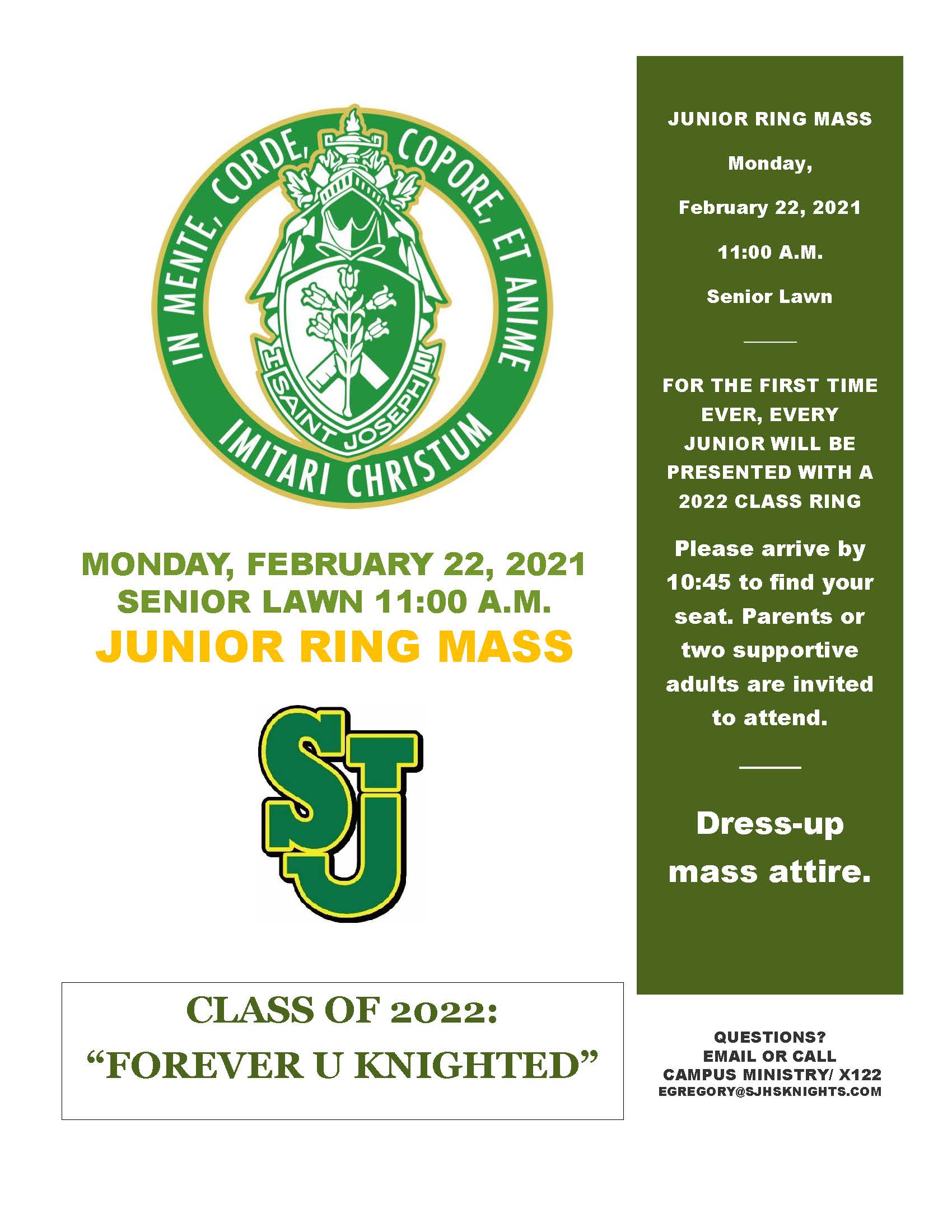 St. Joseph High School | School Mass